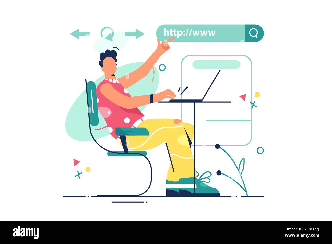 New business process web Stock Vector Images - Alamy