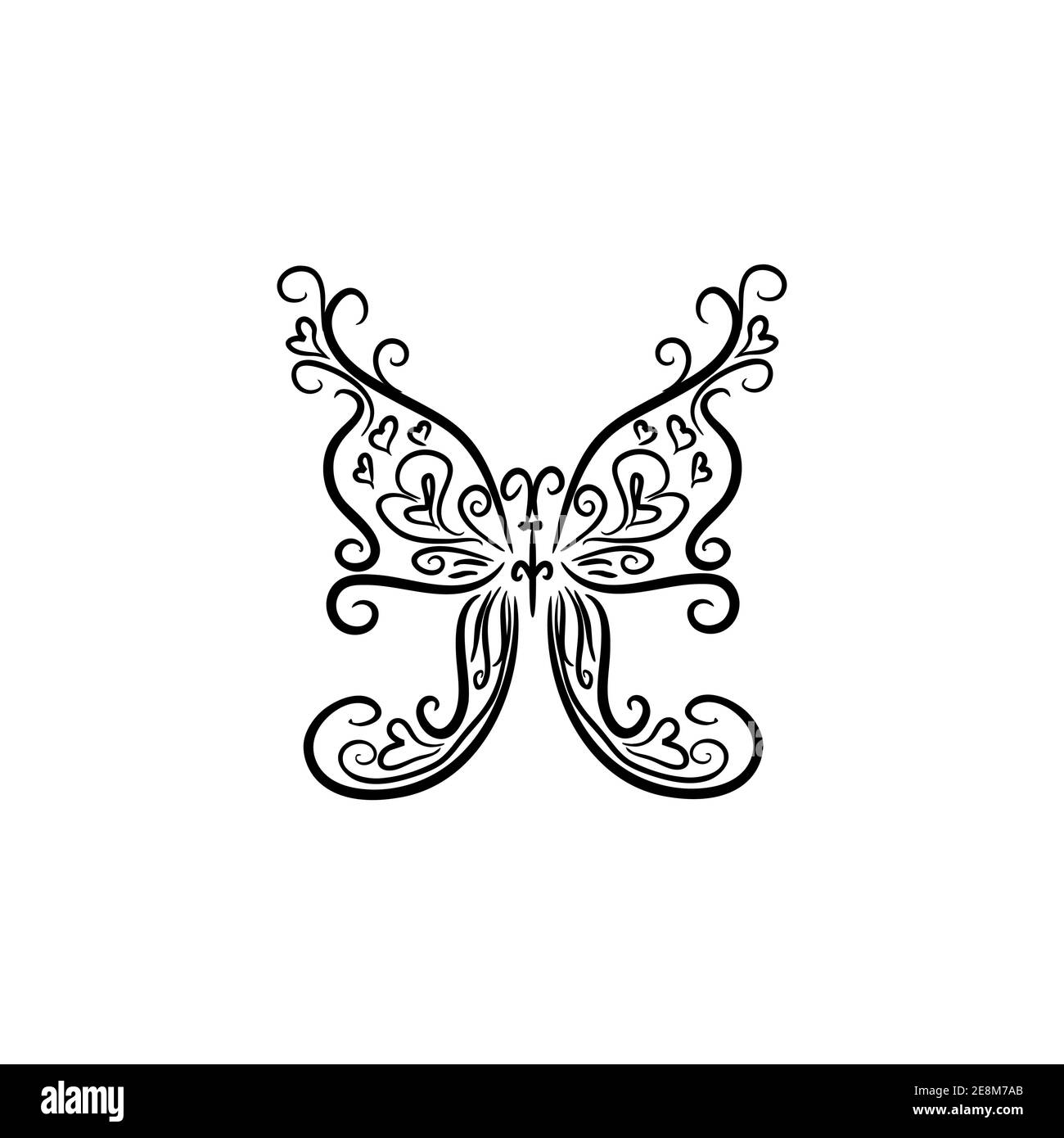 Butterfly sign Branding Identity Corporate logo design template ...