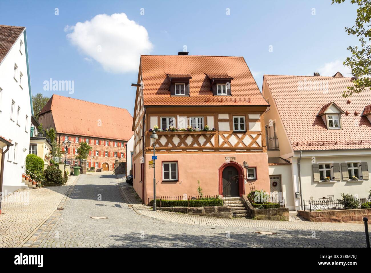 Hilpoltstein / GERMANY - MAY 1, 2019: view of medieval town ...