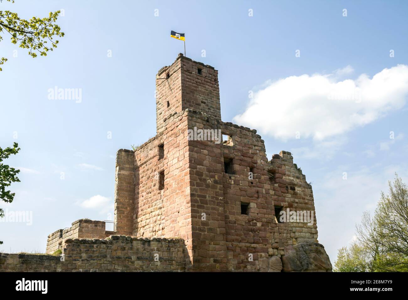 Hilpoltstein/ GERMANY, Castle Hilpoltstein in Bavaria Germany Stock ...