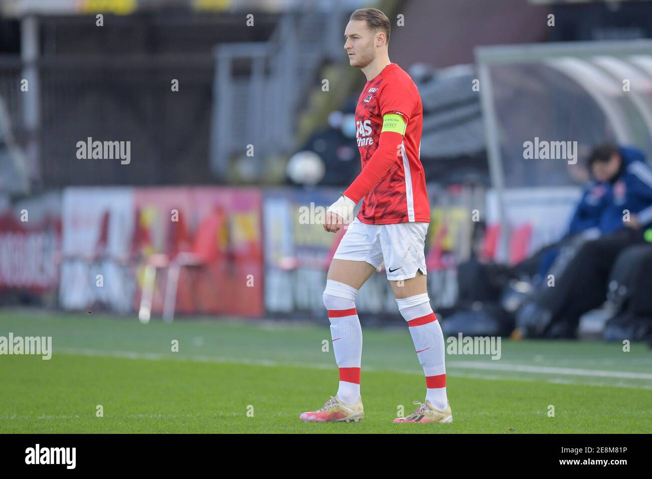 ALKMAAR, NETHERLANDS - JANUARY 31: Teun Koopmeiners of AZ during the ...