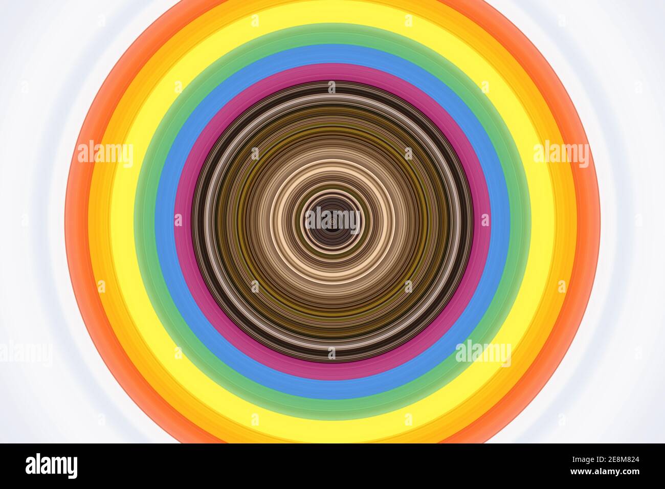 A colorful abstract circular pattern background Stock Photo - Alamy