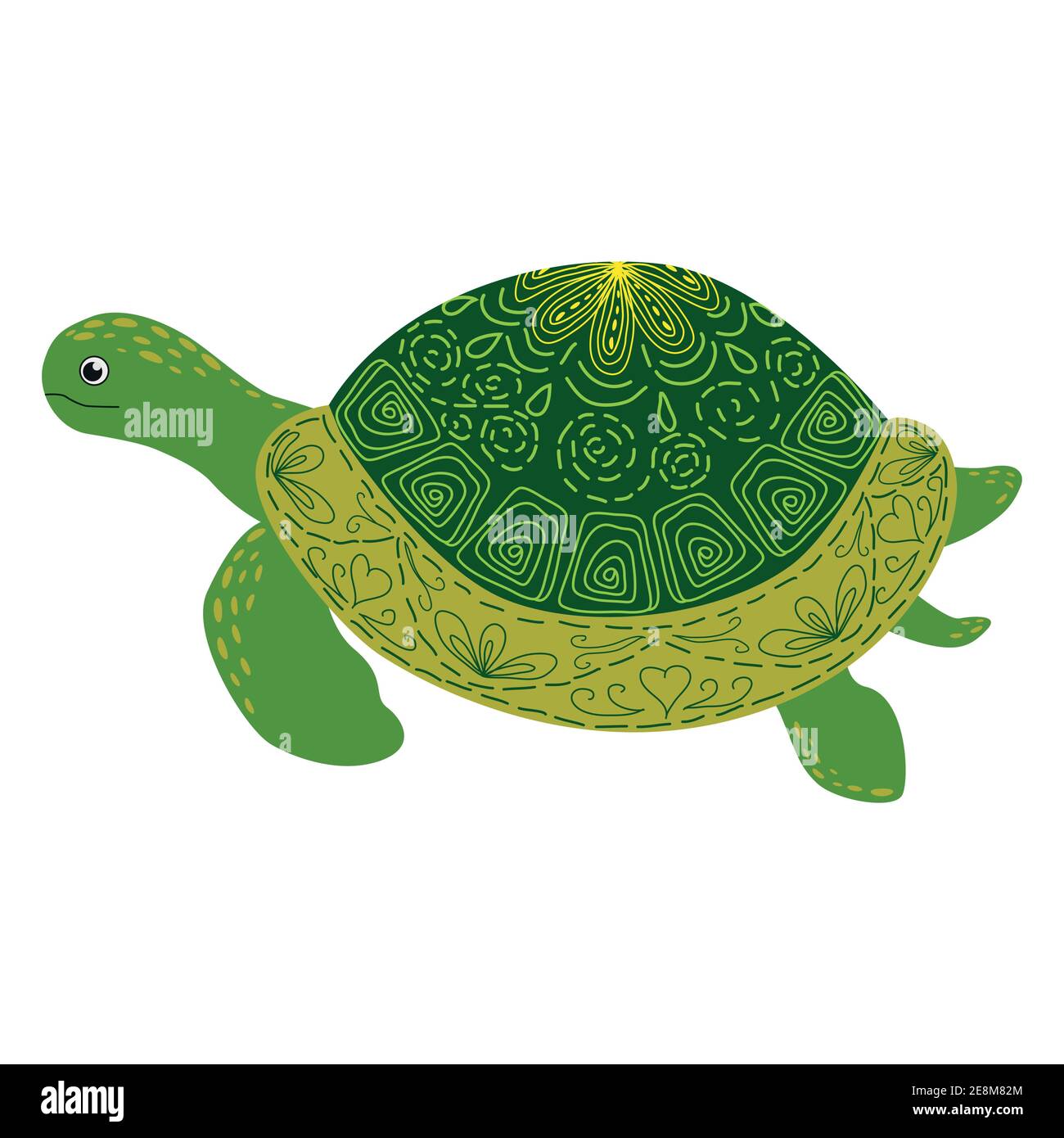 Turtle water jet Stock Vector Images - Alamy