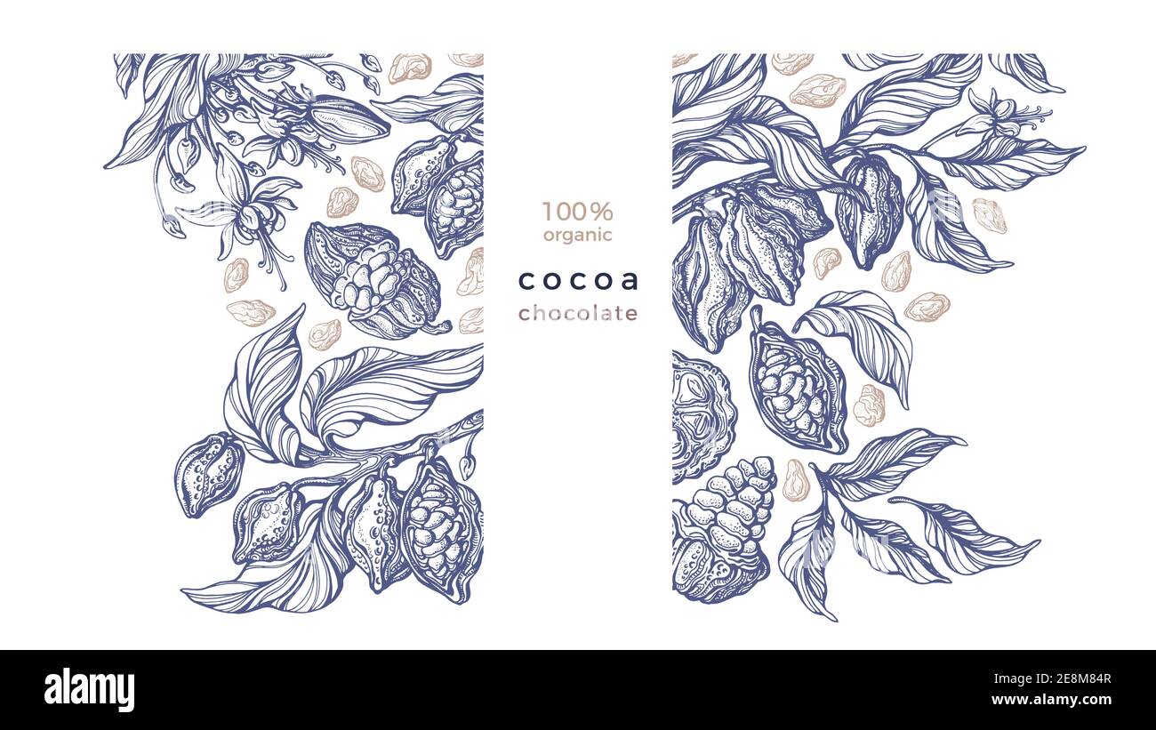Cocoa tree illustration hi-res stock photography and images - Alamy