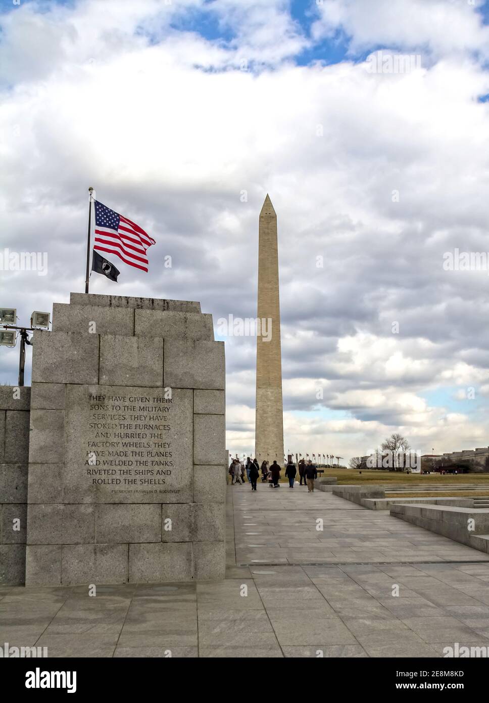 Washington DC - World War II Memorial Stock Photo - Alamy