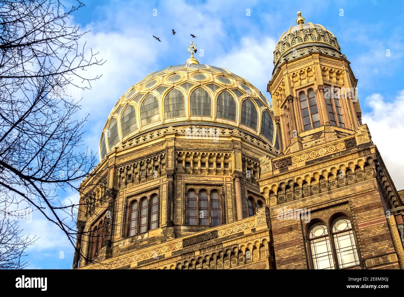 The Neue Synagoge, the main synagogue of Berlin, Germany Stock Photo ...