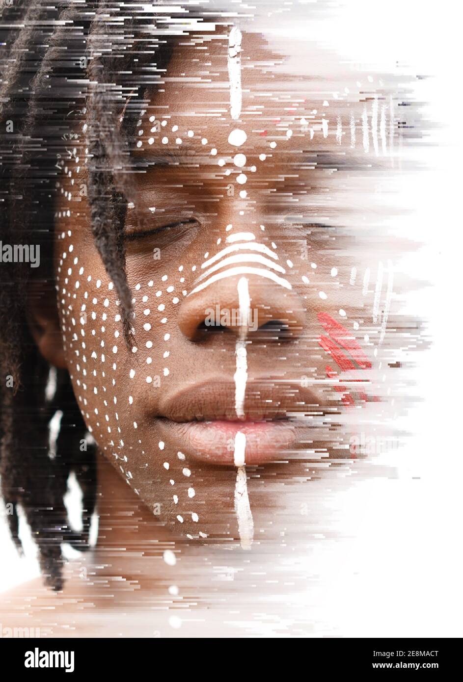 Digitally manipulated portrait hi-res stock photography and images - Alamy