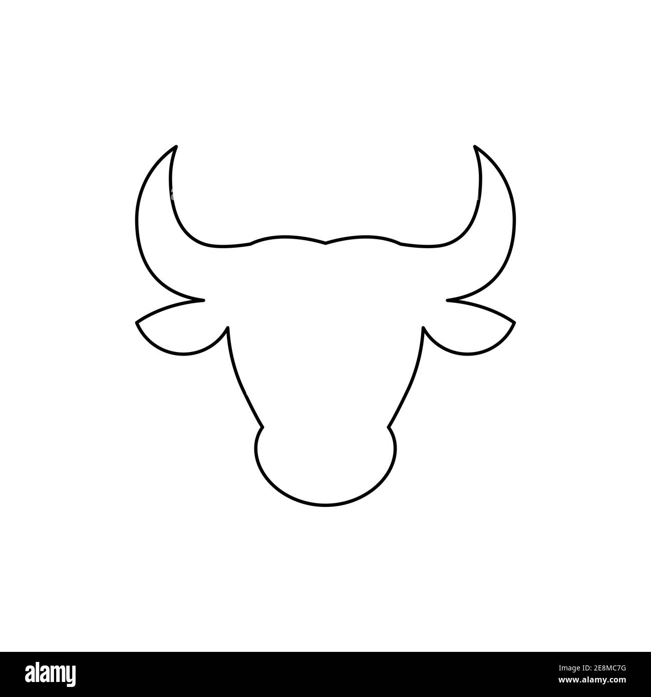 Bull Head Outline Bull Head Bull Head Outline CleanPNG / KissPNG