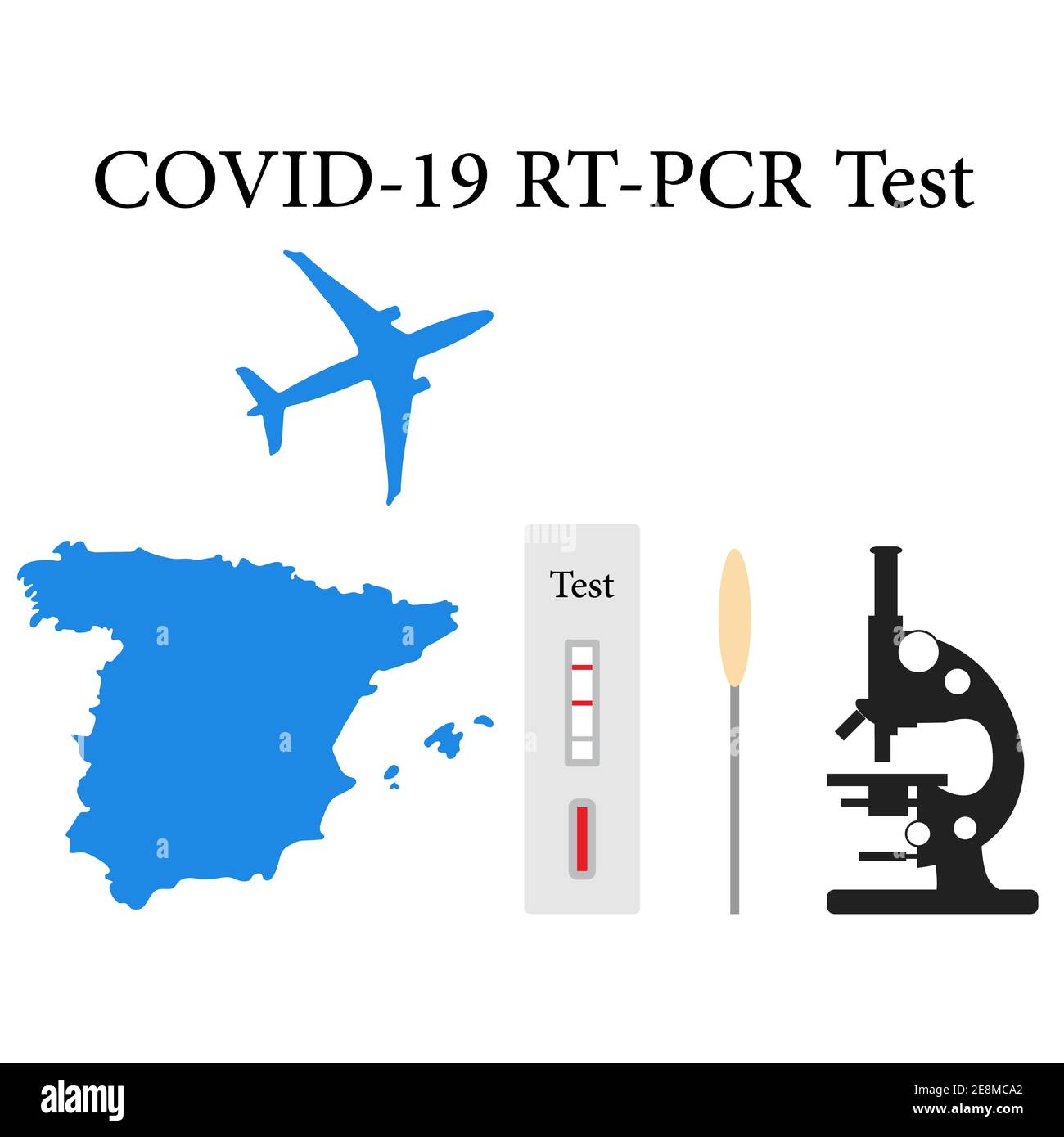 Vector illustration Carrying out RT PCR test to diagnose coronavirus ...