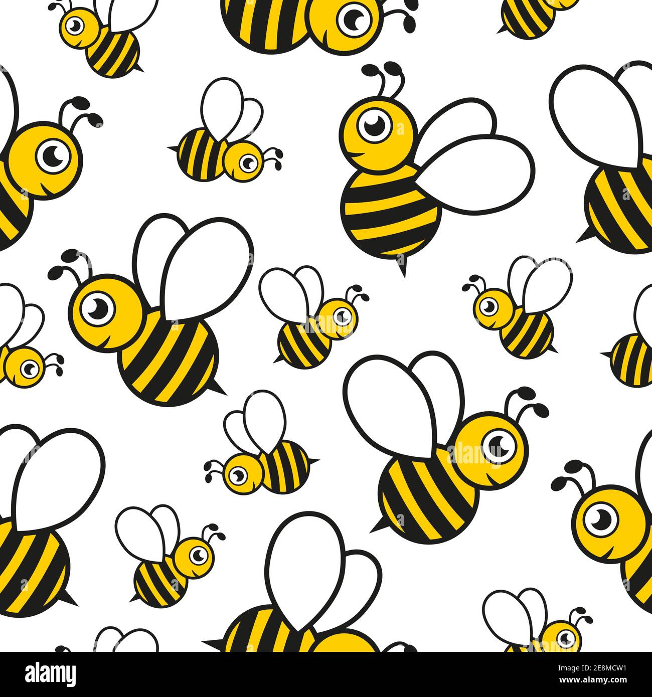 Animated Bees Flying
