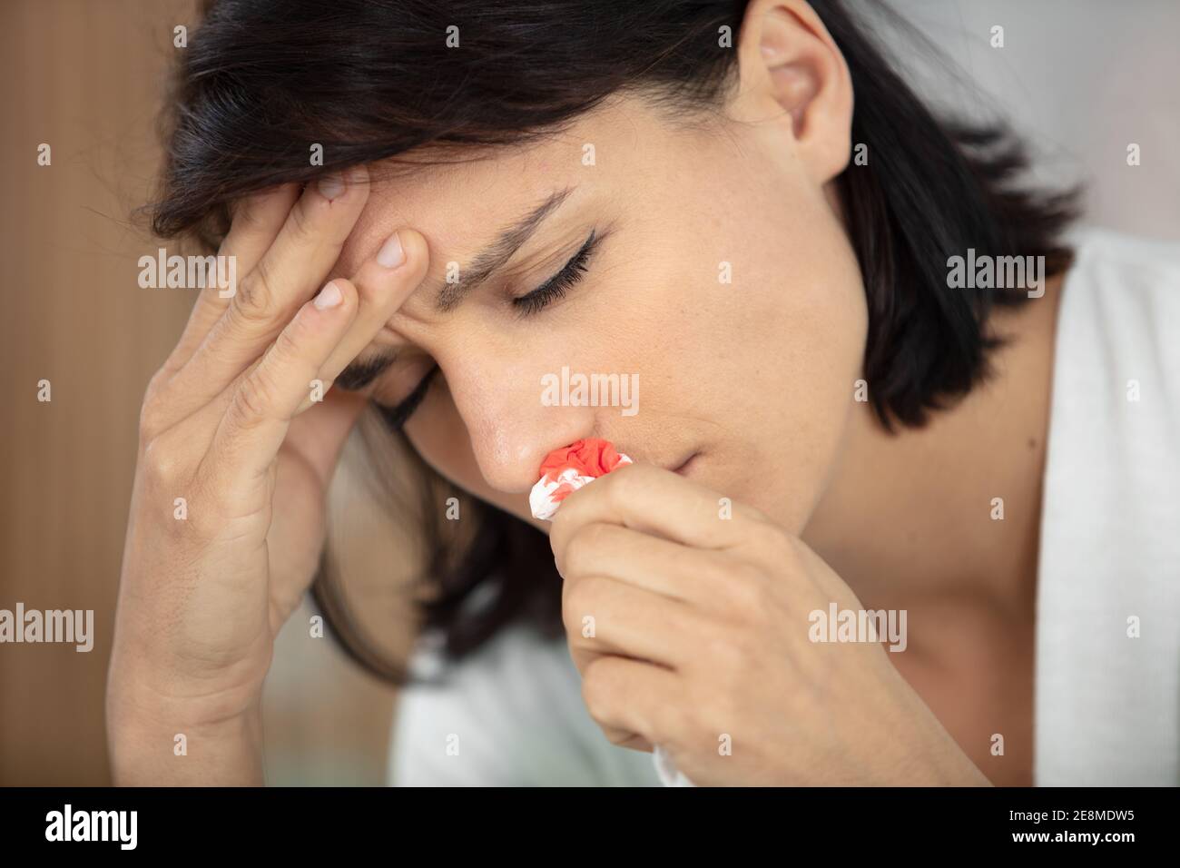 Bleeding nose hi-res stock photography and images - Alamy