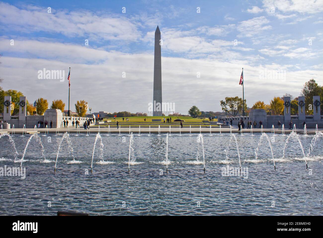 Washington DC - World War II Memorial Stock Photo - Alamy