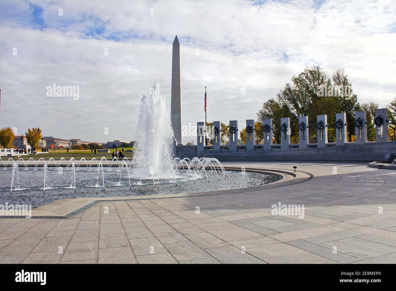 Washington DC - World War II Memorial Stock Photo - Alamy
