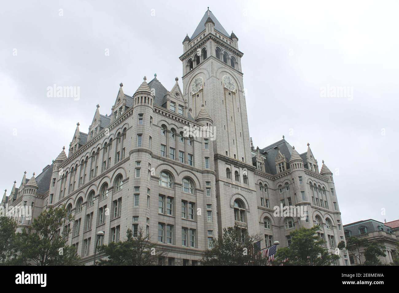 Old Post Office Building in Washington DC Stock Photo - Alamy