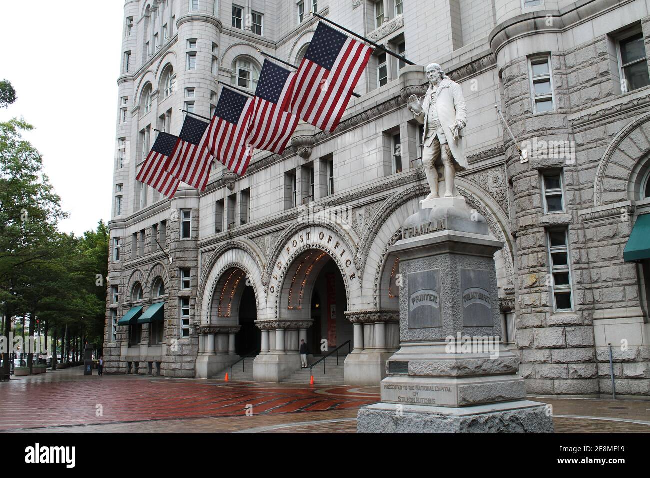Old Post Office Building in Washington DC Stock Photo - Alamy