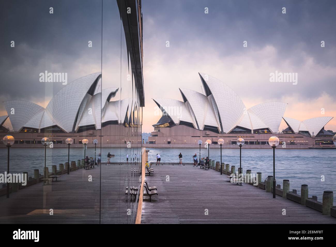 Sydney, Australia - January 12 2018: Unique view of Sydney Opera House ...