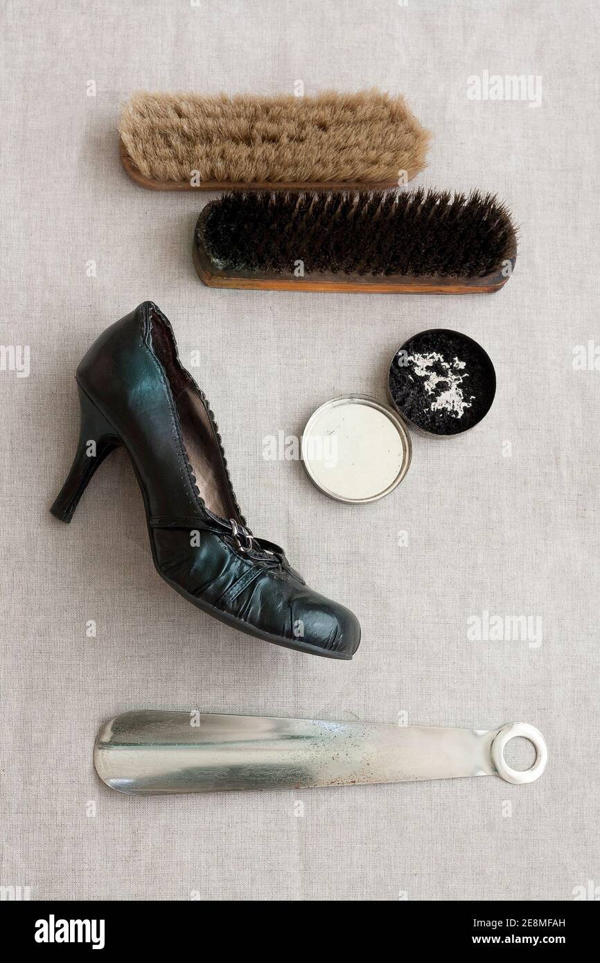 Shoe polish container hi-res stock photography and images - Alamy