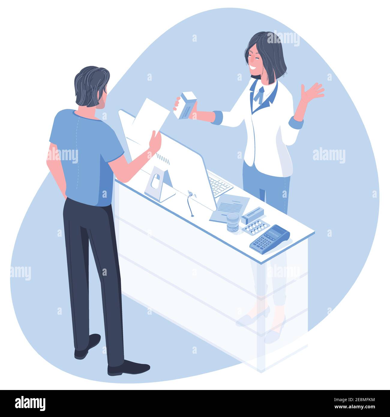 Drug store pharmacy Stock Vector Images - Alamy