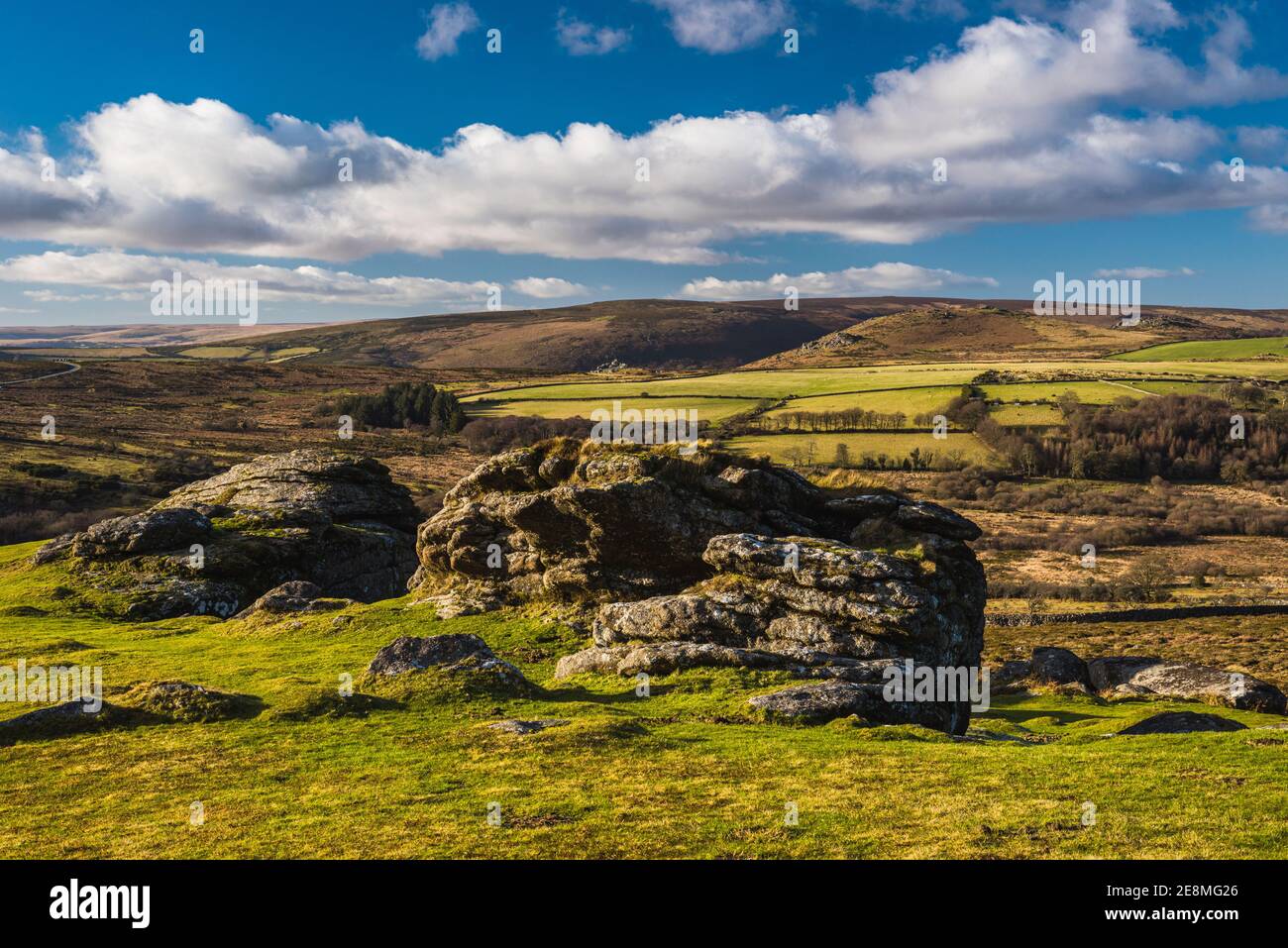 Haytor Rocks, Dartmoor Park, Devon, England, Europe Stock Photo - Alamy