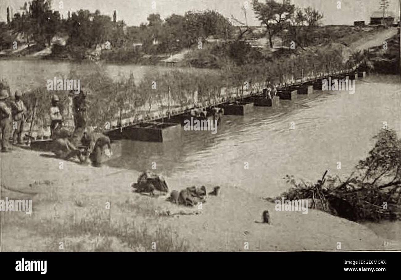 Modder River pontoon bridge Stock Photo - Alamy