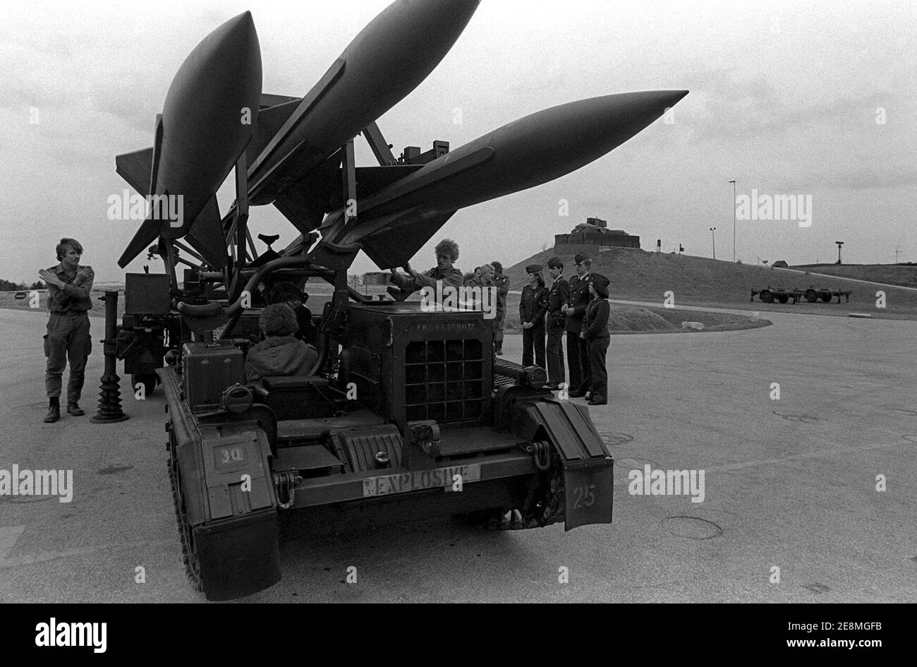 MIM-23 Hawk launcher Luftwaffe 1981 Stock Photo - Alamy