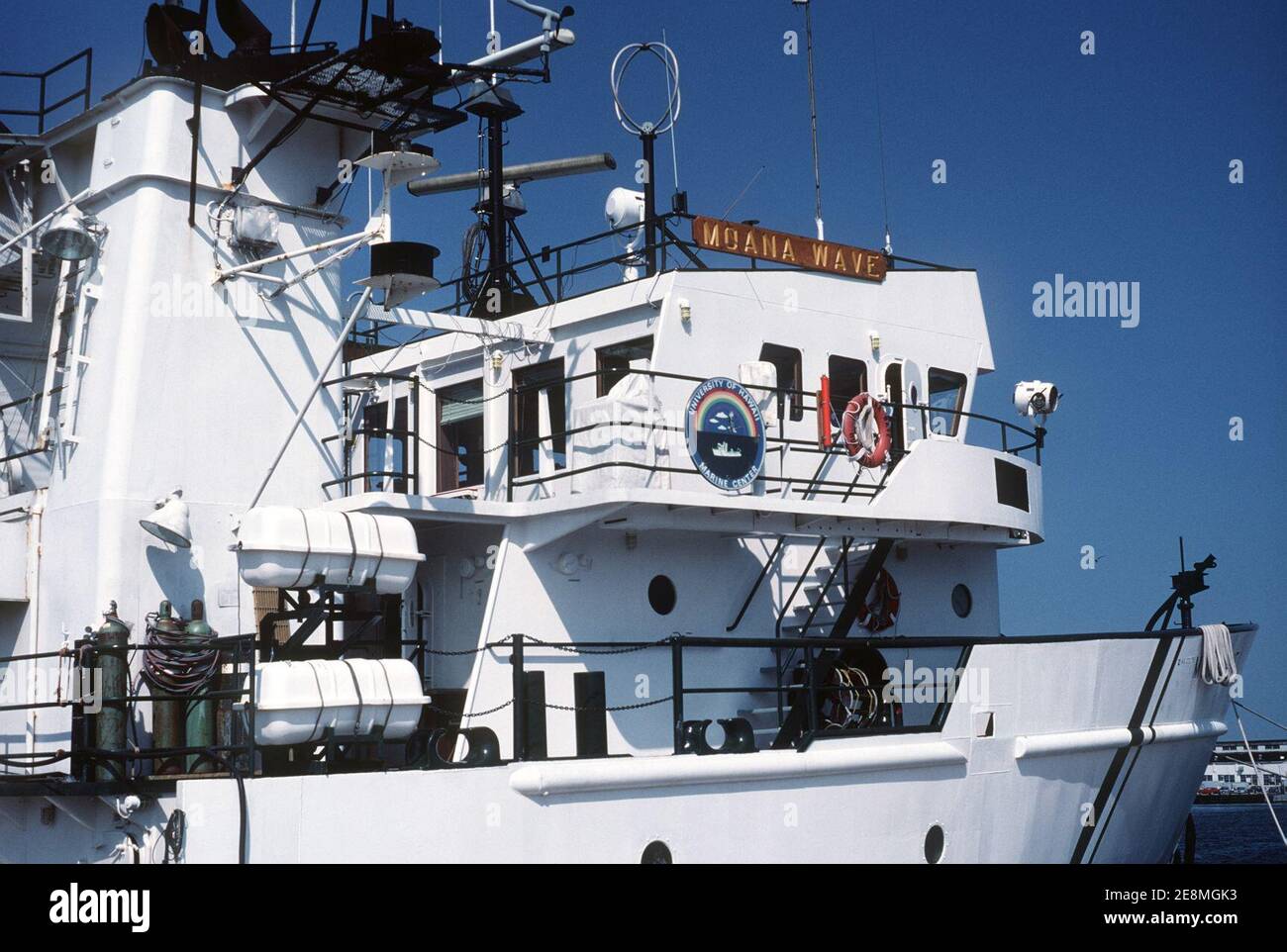 Moana Wave superstructure Stock Photo - Alamy