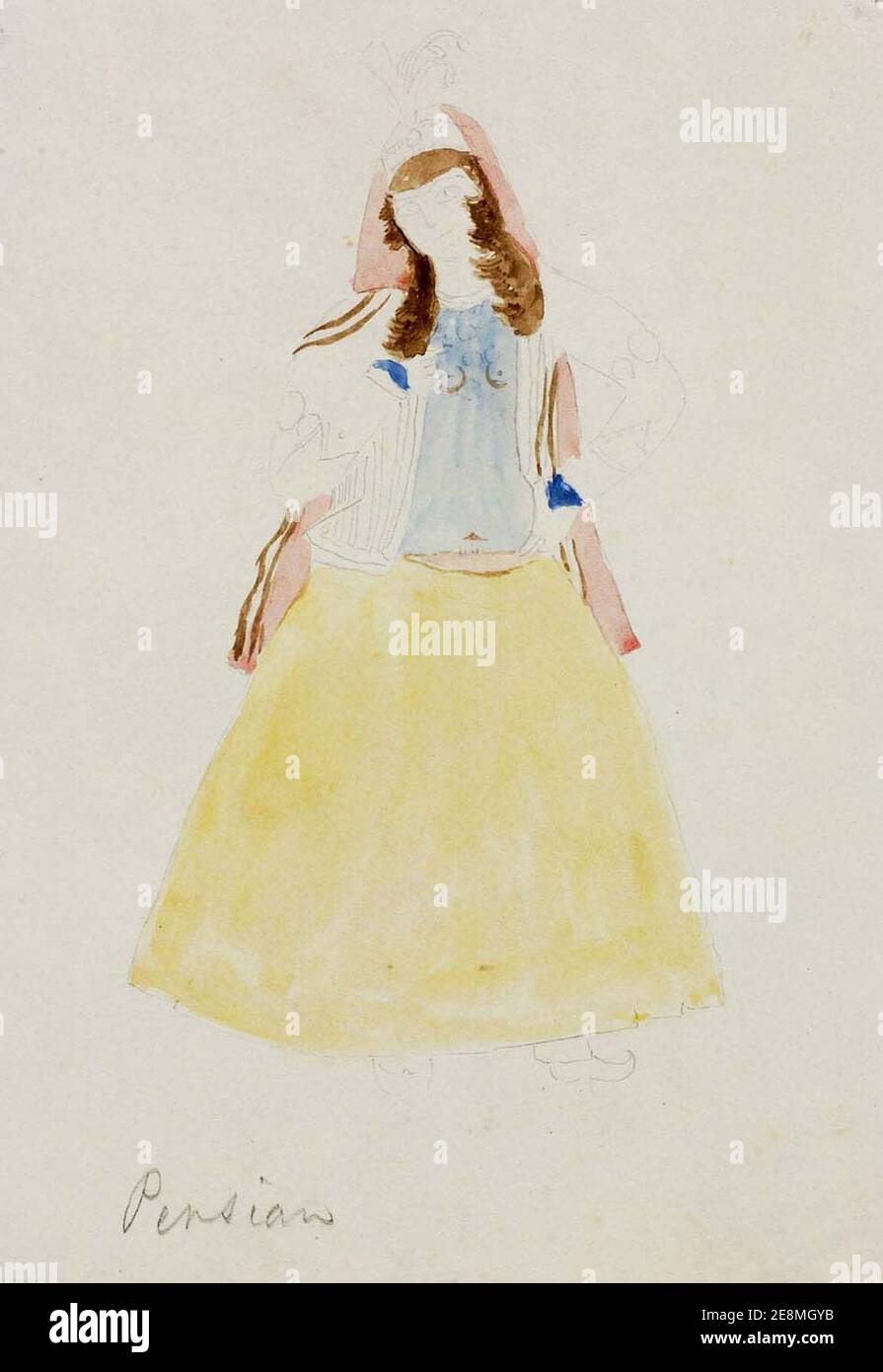 Miner Kilbourne Kellogg - Persian Woman Stock Photo - Alamy