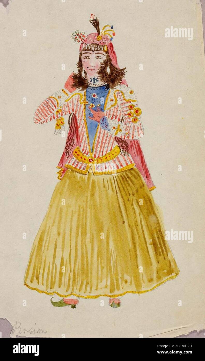 Miner Kilbourne Kellogg - Persian Girl Stock Photo - Alamy