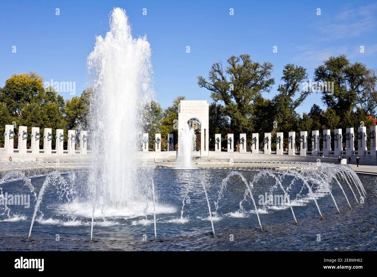 Washington DC - World War II Memorial Stock Photo - Alamy