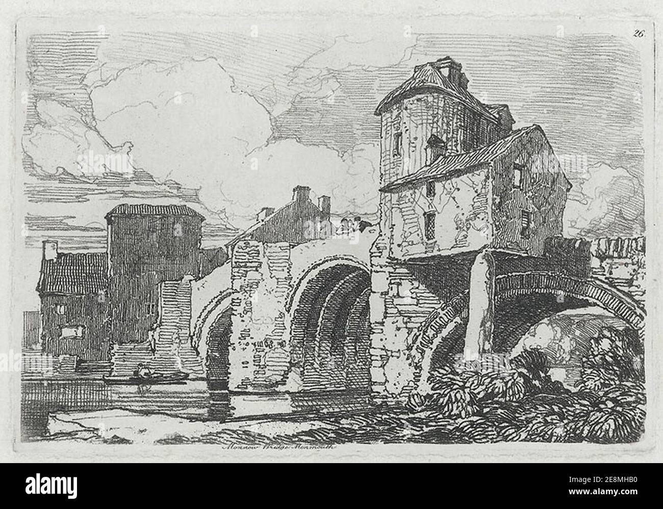 Monnow Bridge, Monmouth Stock Photo - Alamy