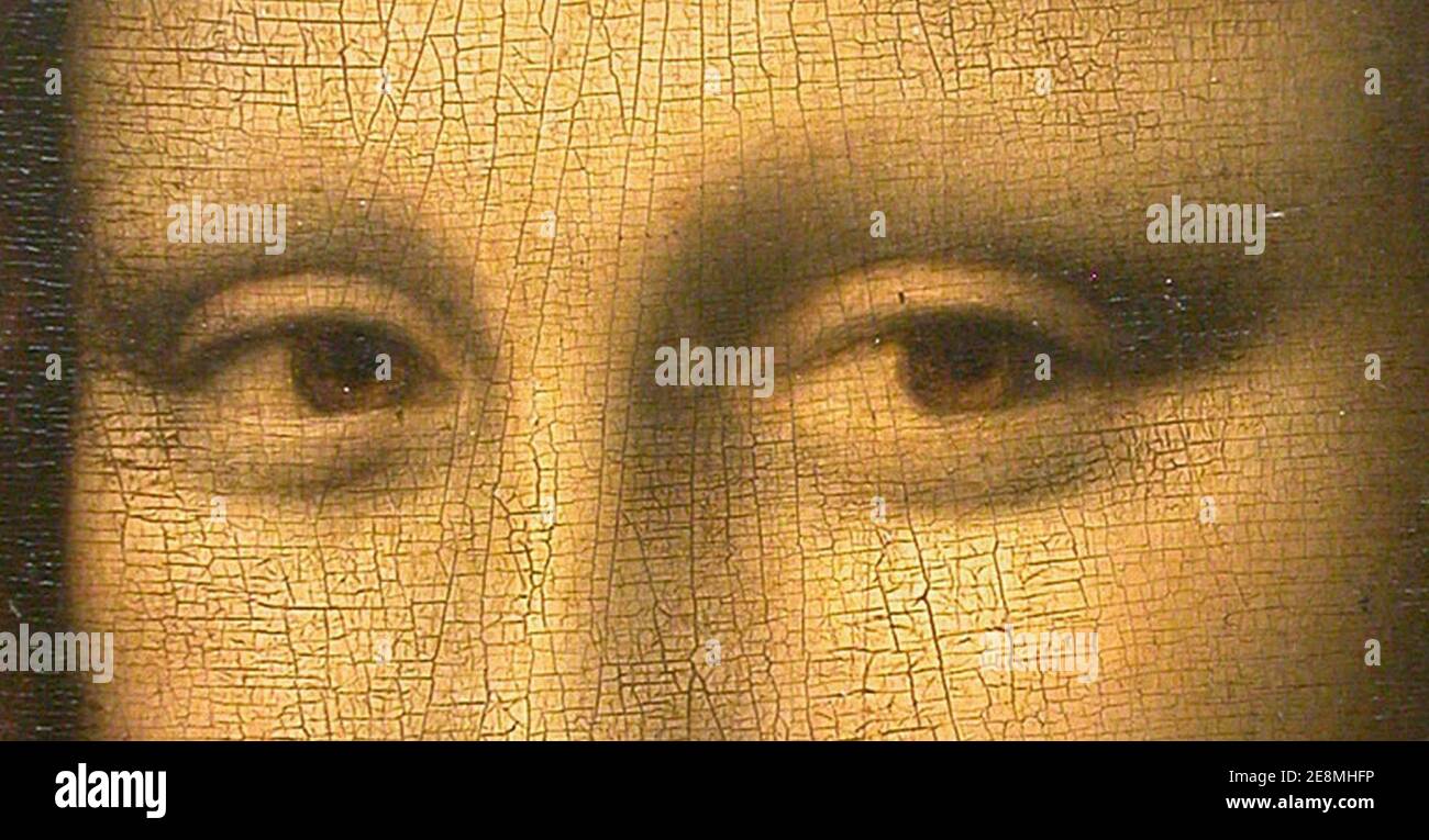 Mona lisa eyes hi-res stock photography and images - Alamy