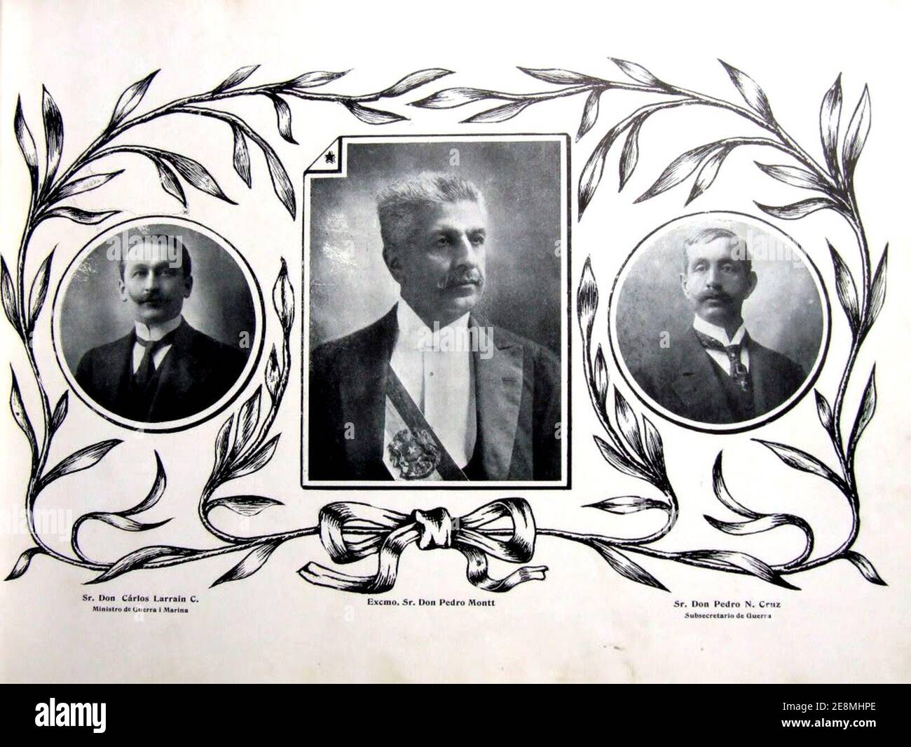 Carlos Larrain-Pedro Montt-Pedro N. Cruz Stock Photo - Alamy