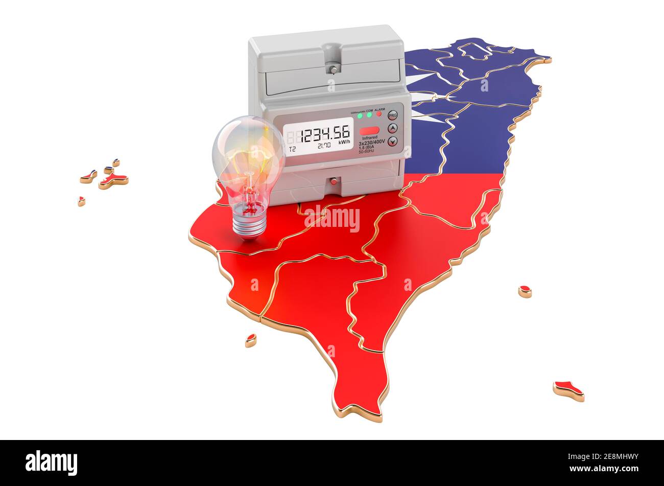 Energy consumption measurement Cut Out Stock Images & Pictures - Alamy