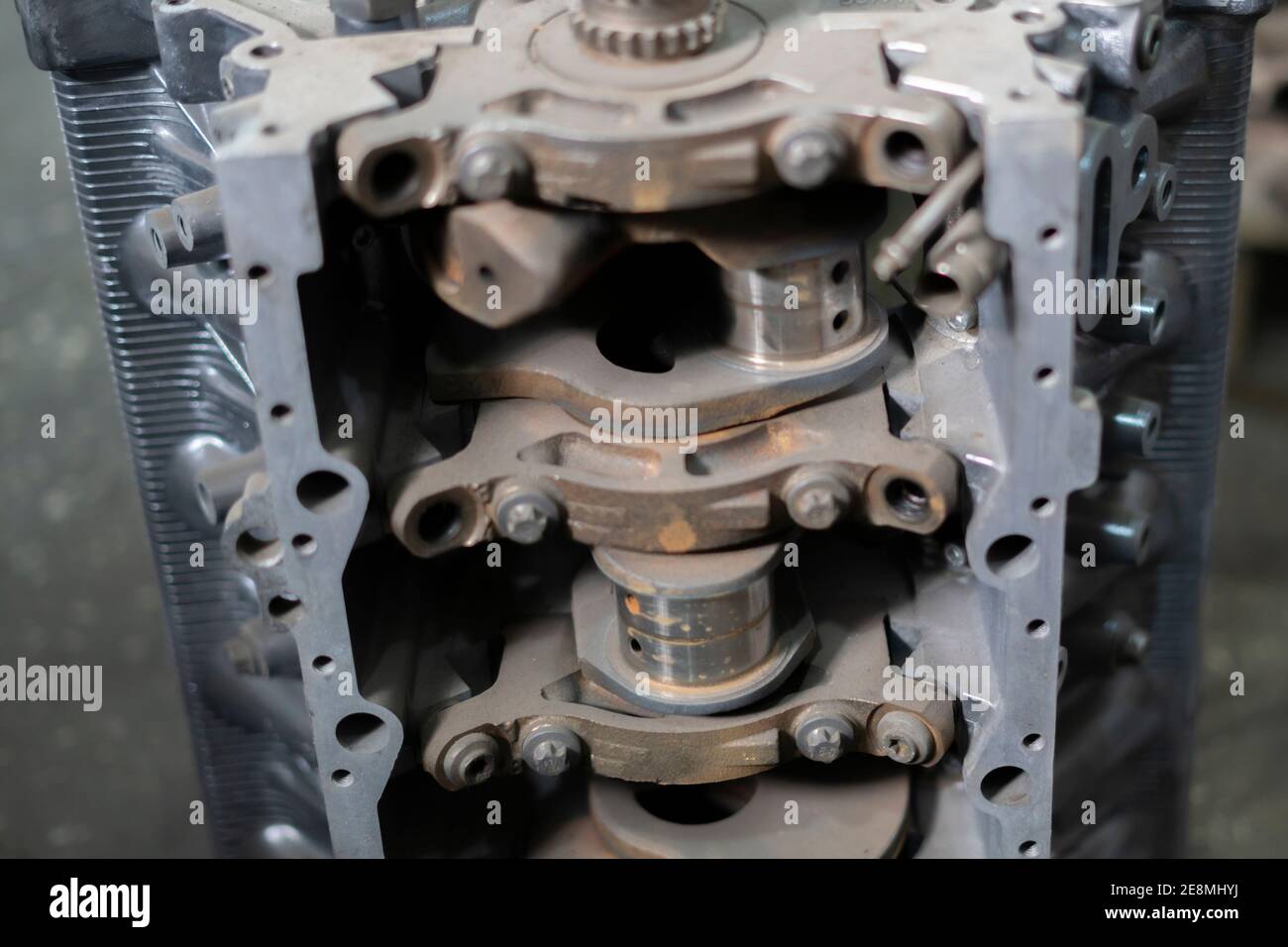 close up abstract car engine motor, disassembled auto detail, fix ...