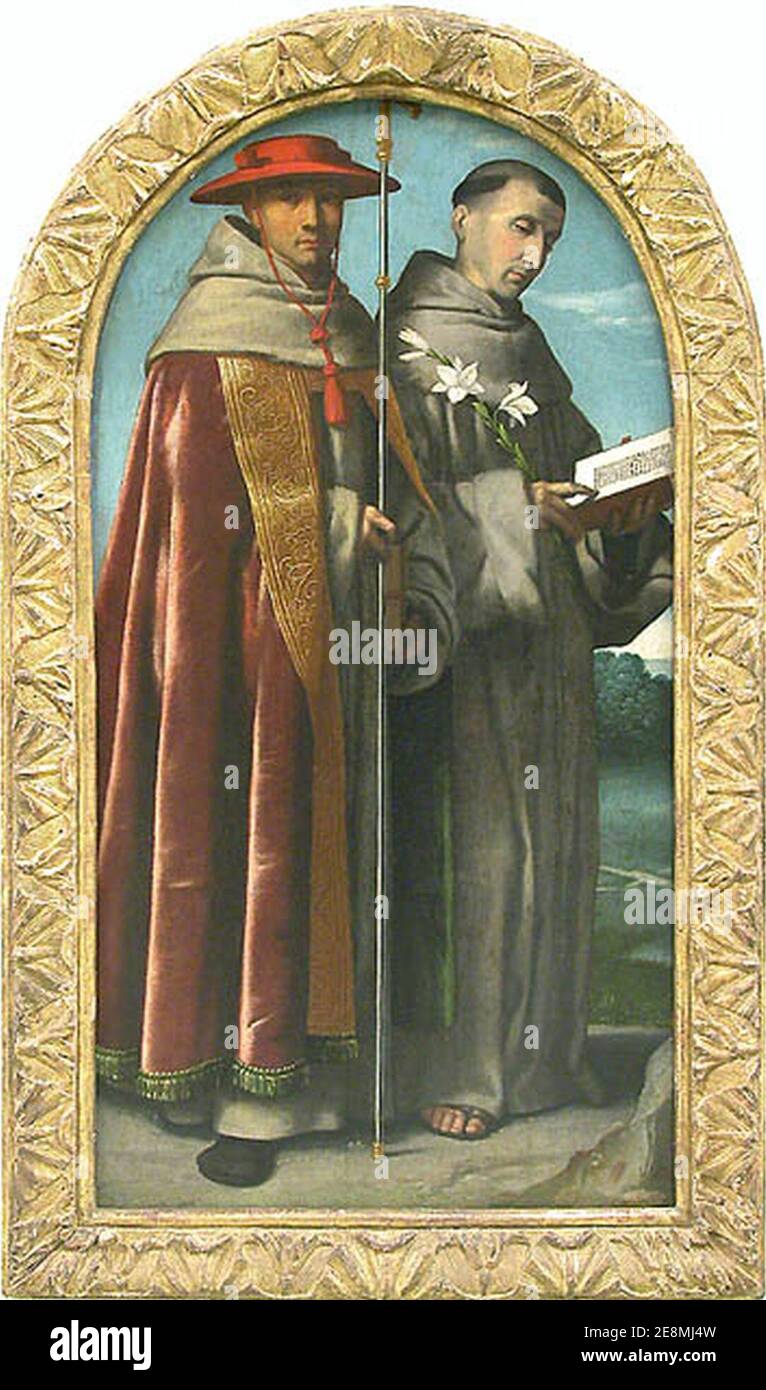 Moretto, santi bonaventura e antonio Stock Photo - Alamy