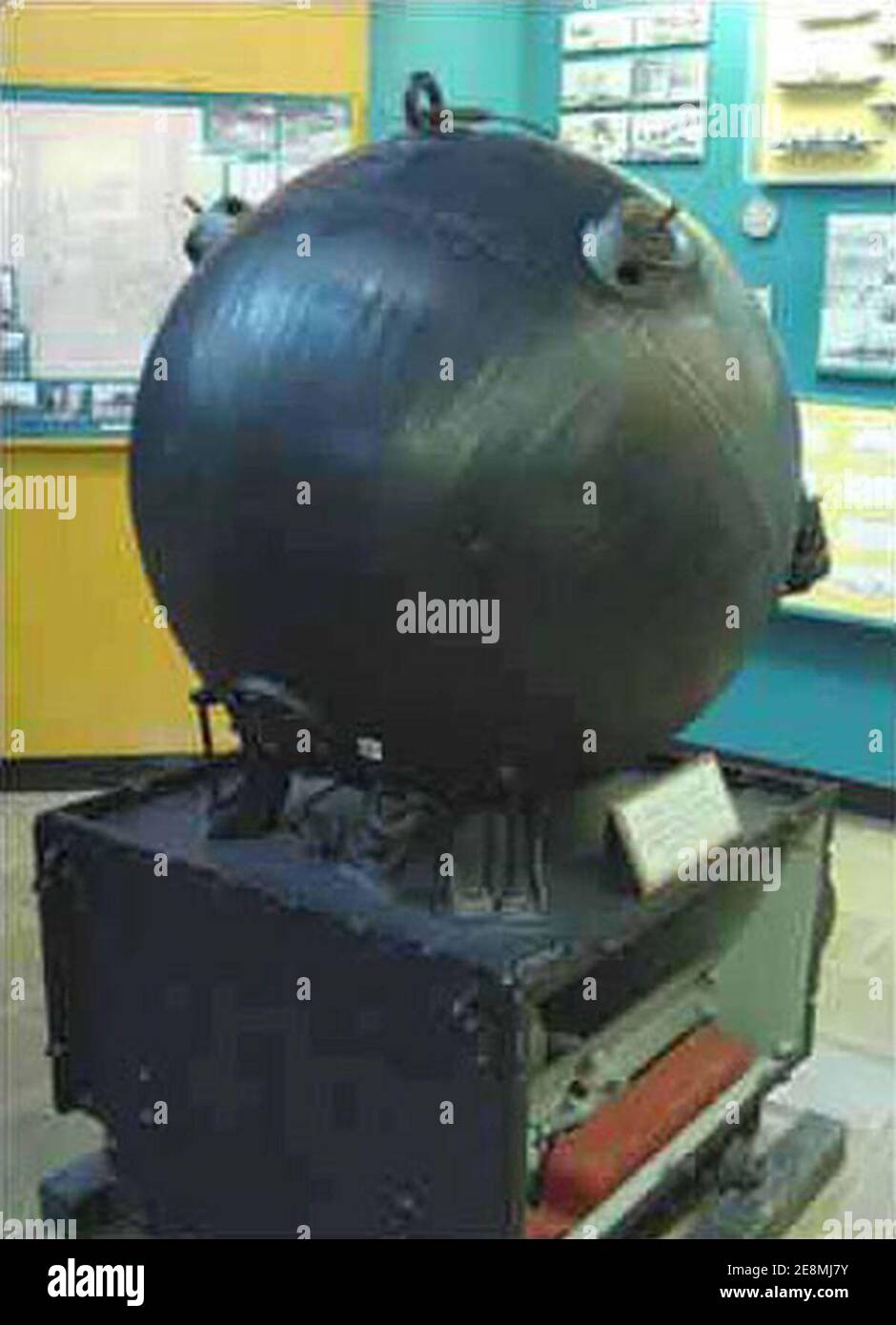 Moored contact mine Mk6 Stock Photo - Alamy