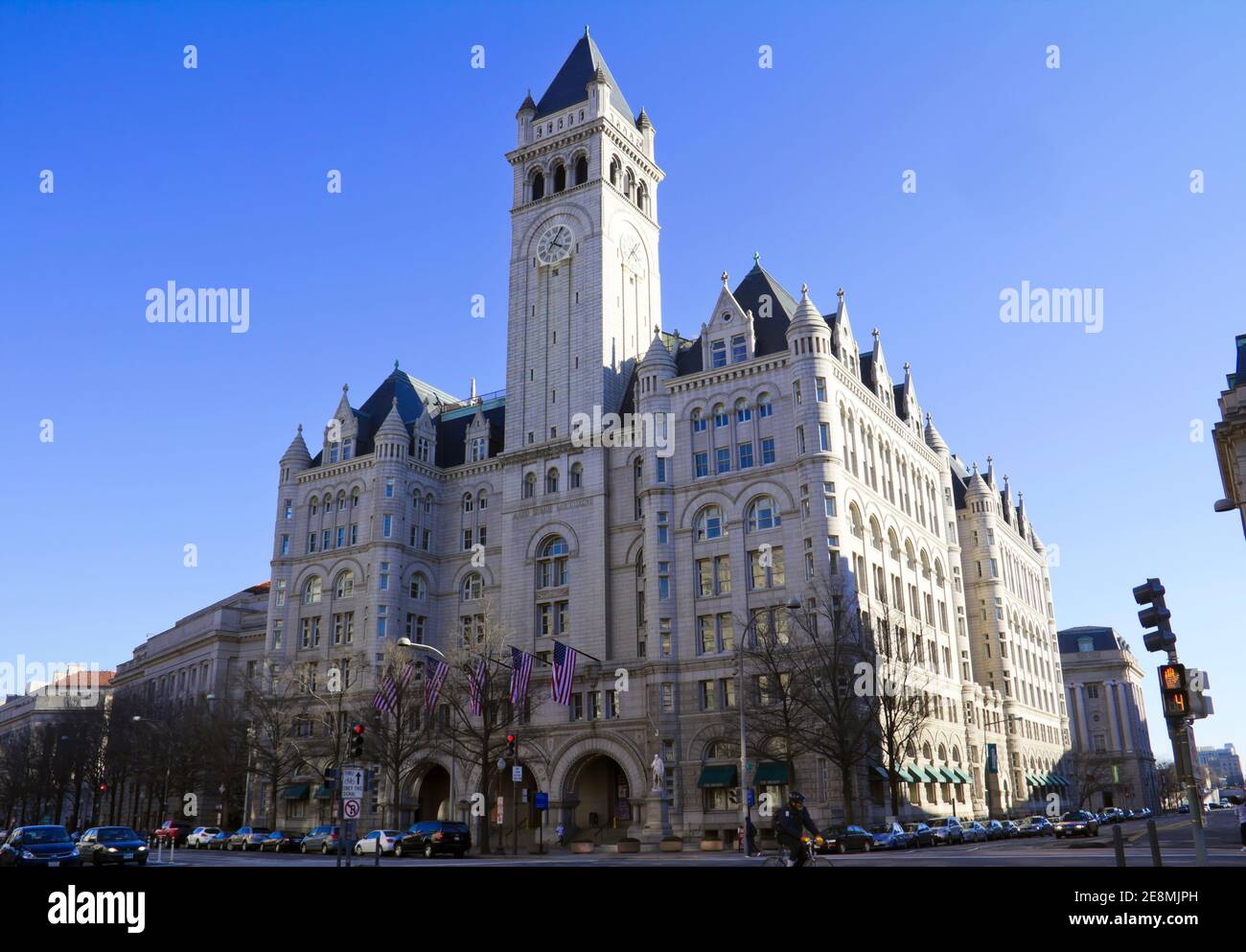 Old Post Office Building in Washington DC Stock Photo - Alamy