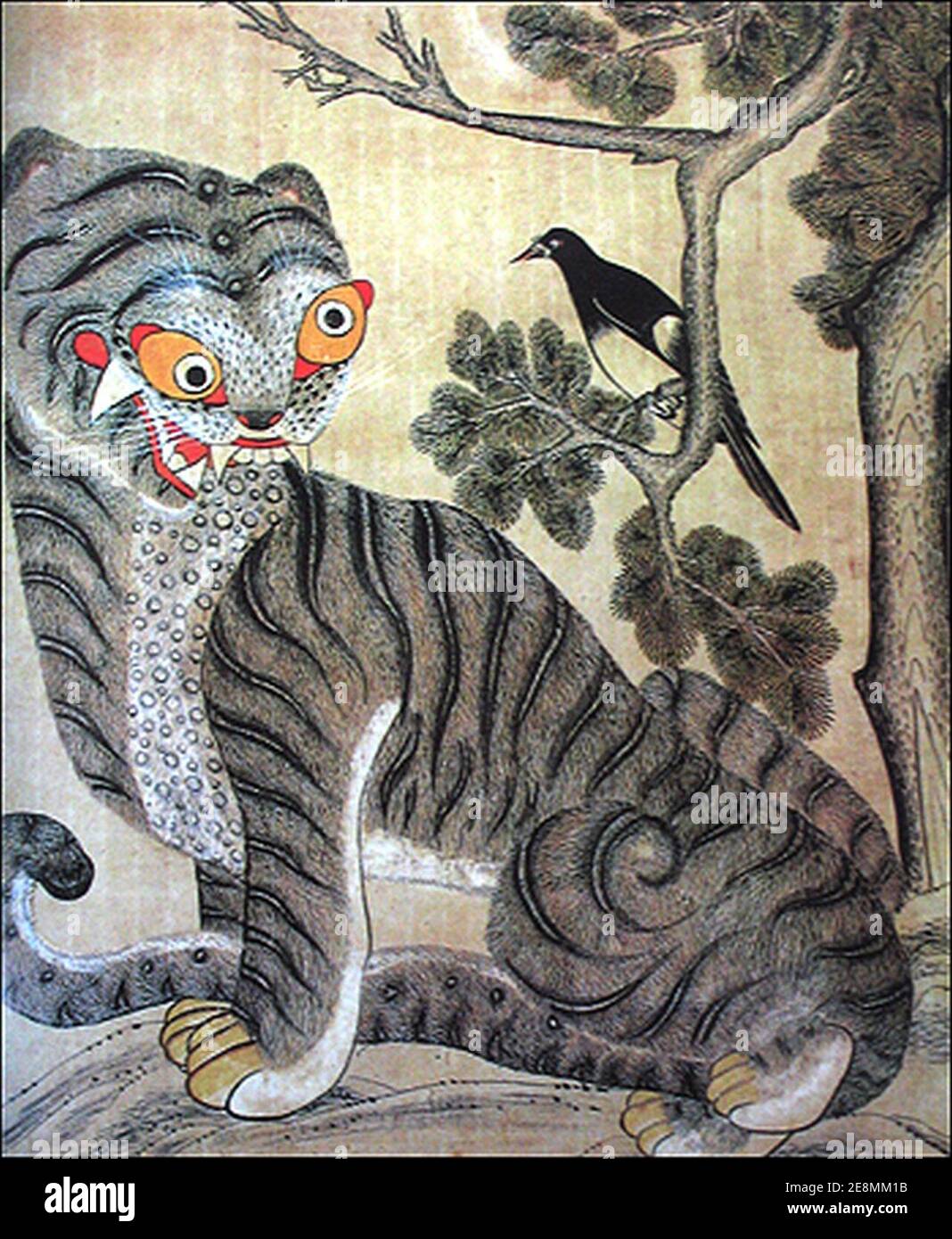 Magpie and tiger hi-res stock photography and images - Alamy