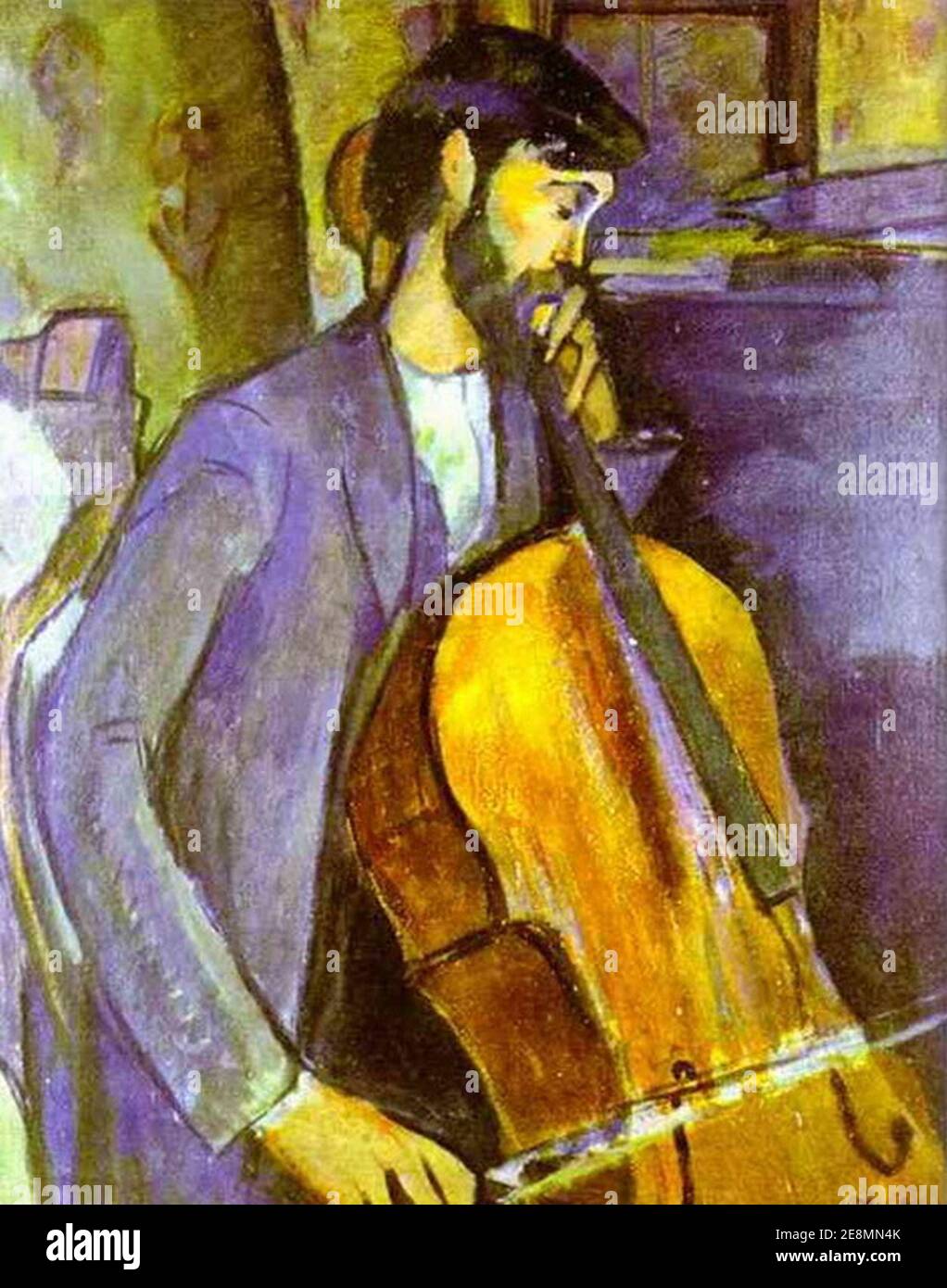 Modigliani – Cello Player Stock Photo - Alamy