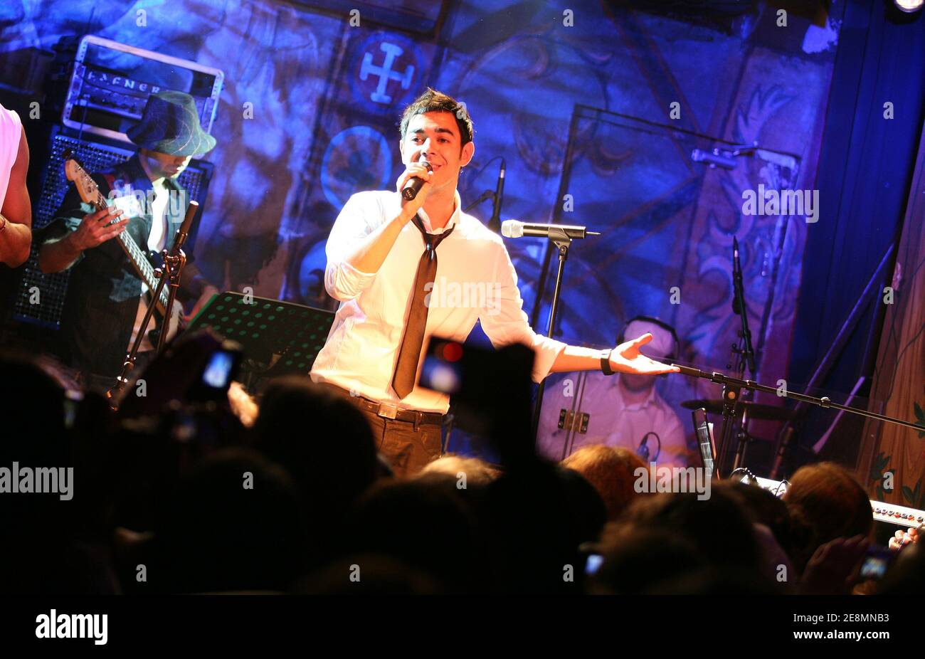 EXCLUSIVE. French singer Pierre Darmon (former candidate of La Nouvelle ...