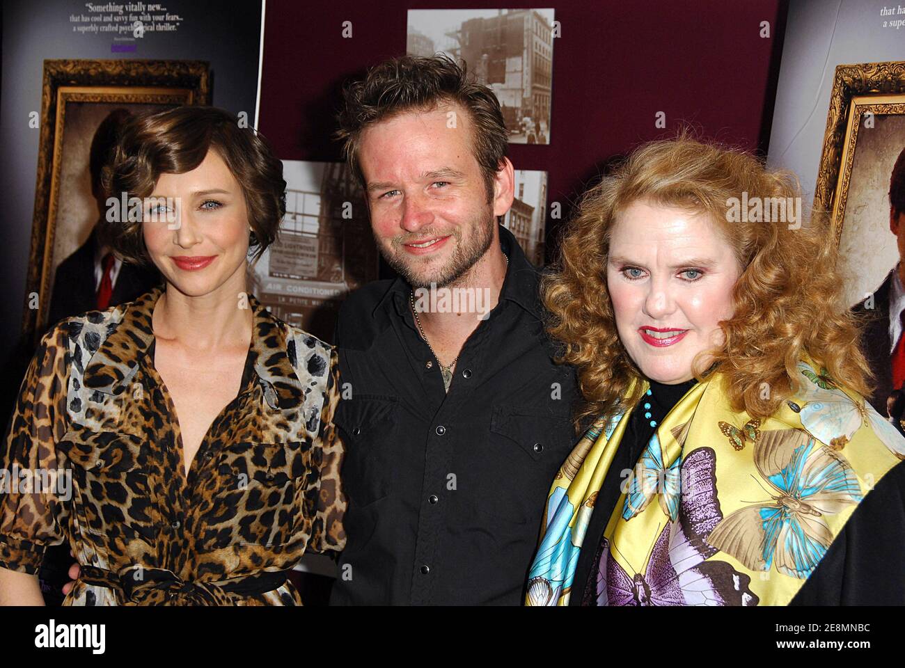 (L-R) Actors Vera Farmiga, Dallas Roberts, and Celia Weston attend the ...