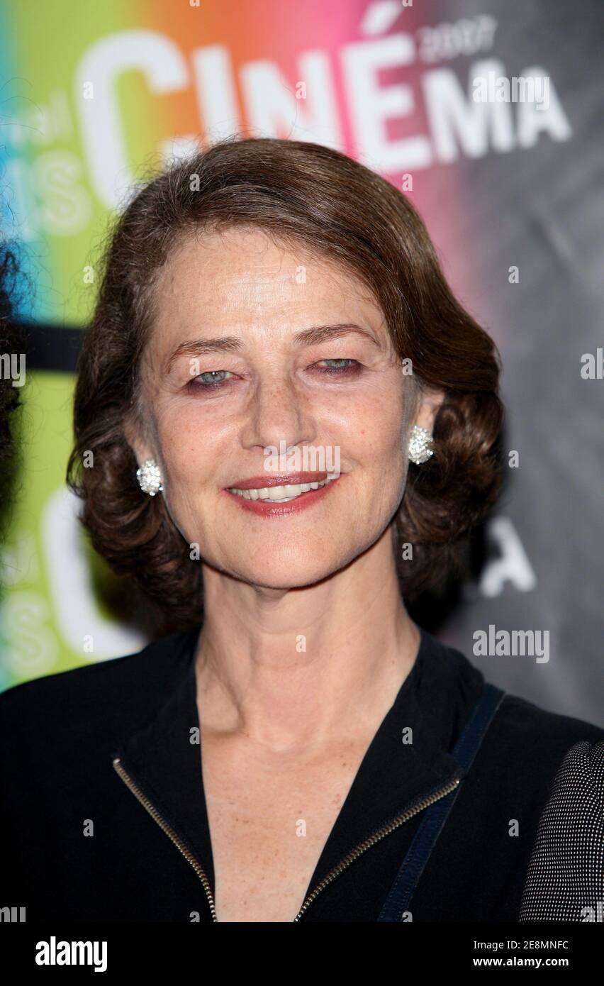 British born actress Charlotte Rampling attends the opening ceremony ...