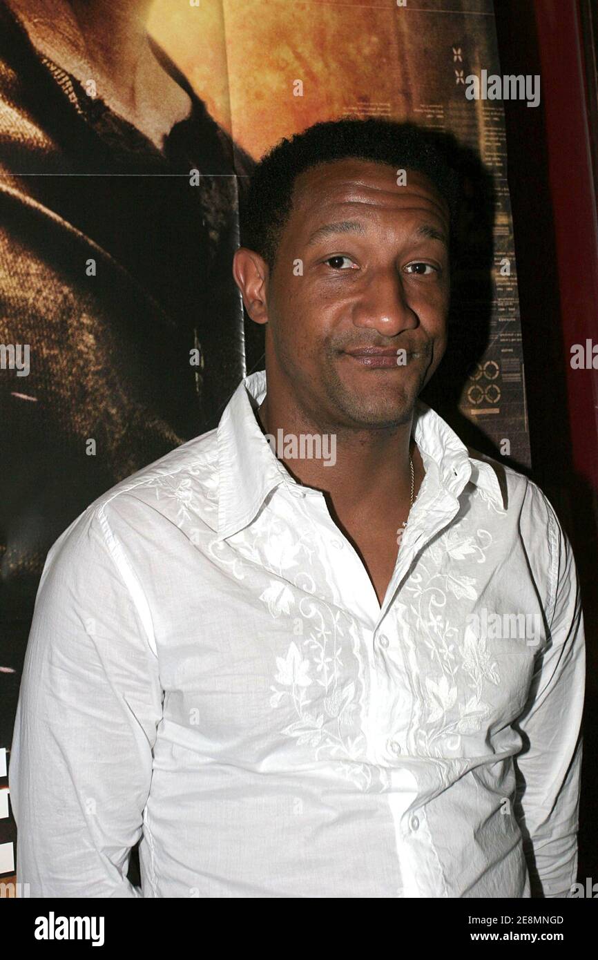 EXCLUSIVE - Actor Edouard Montoute attends the 'Die Hard 4' premiere ...
