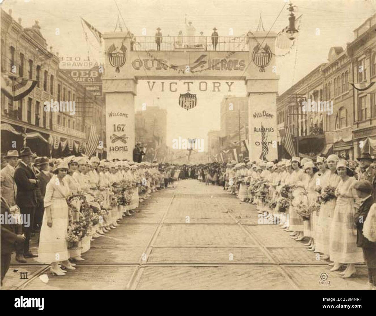 Montgomery Alabama WWI parade Stock Photo - Alamy