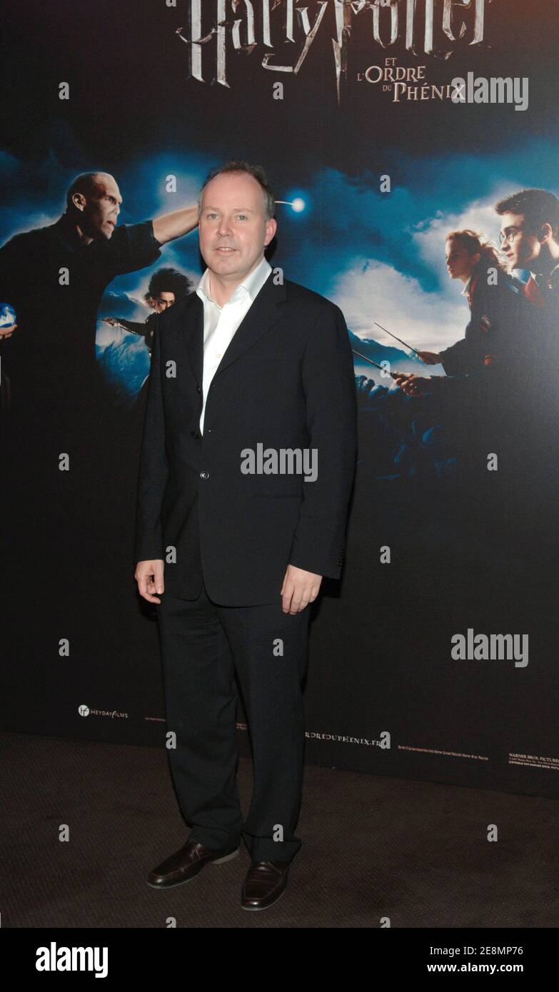 Director David Yates poses for pictures as he arrives to the premiere ...