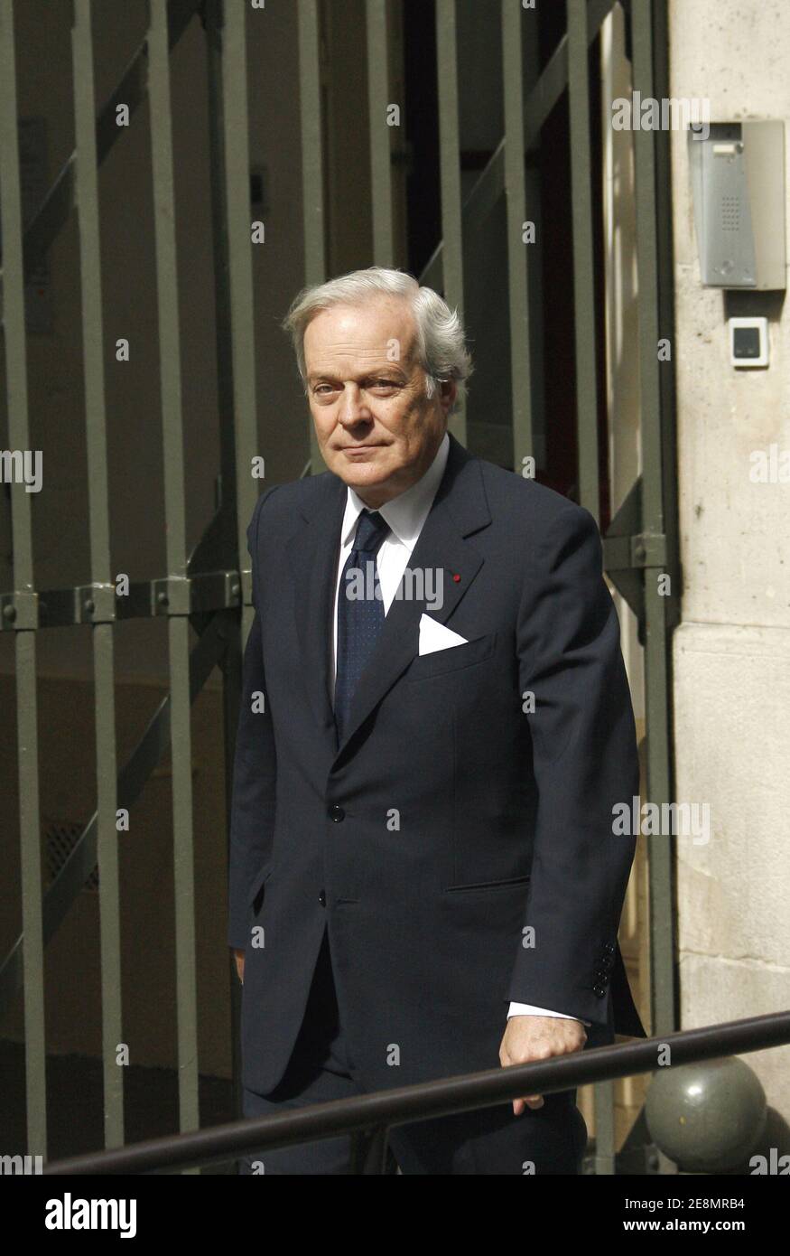 David de Rothschild attends the funeral mass of Claude Pompidou, held ...