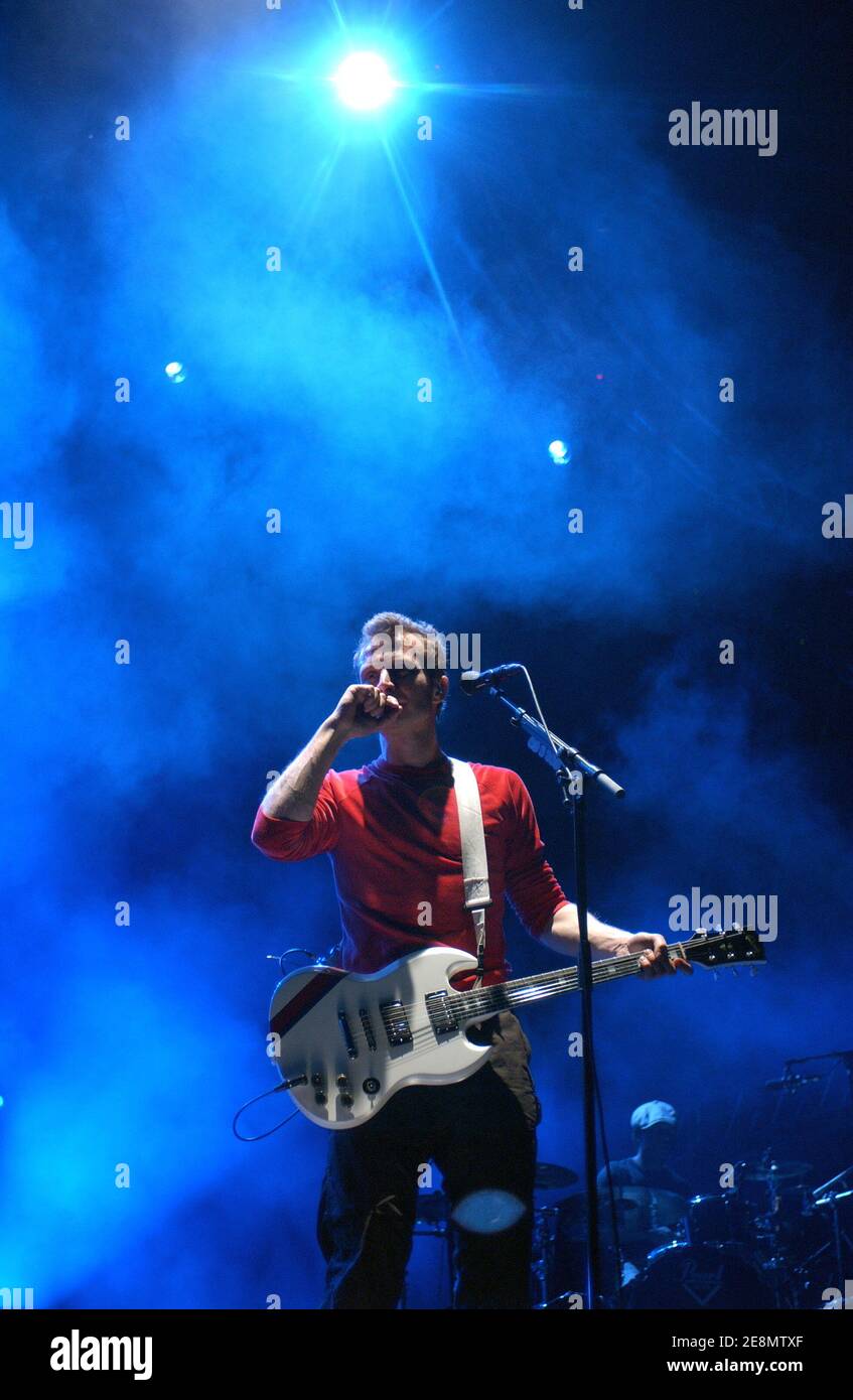 French singer Sinclair performs live on stage during the second day of ...