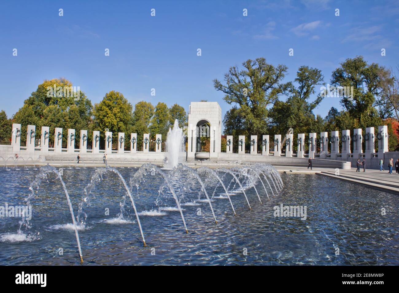 Washington DC - World War II Memorial Stock Photo - Alamy