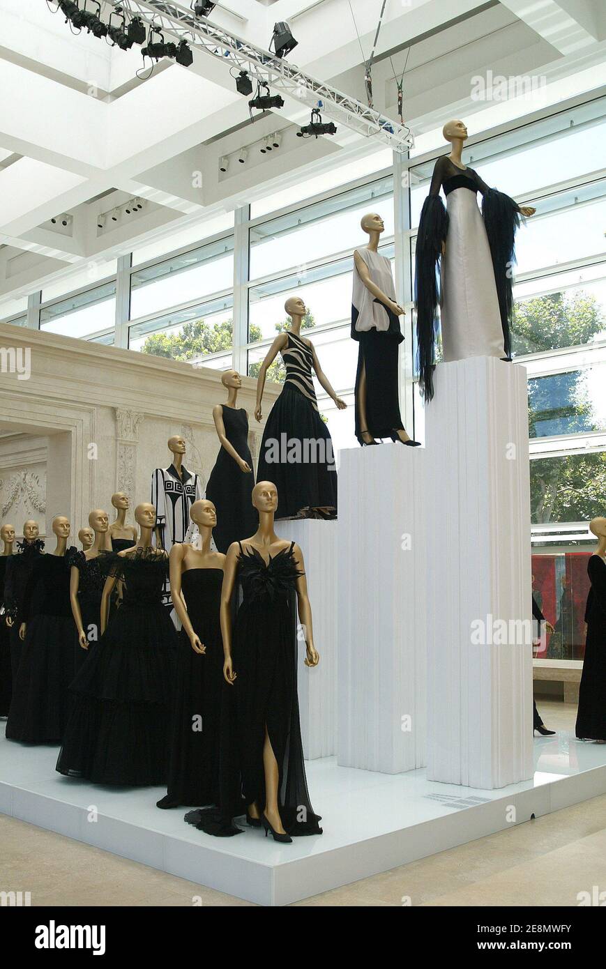 Valentino creations are displayed at the Valentino's 45 Years of ...