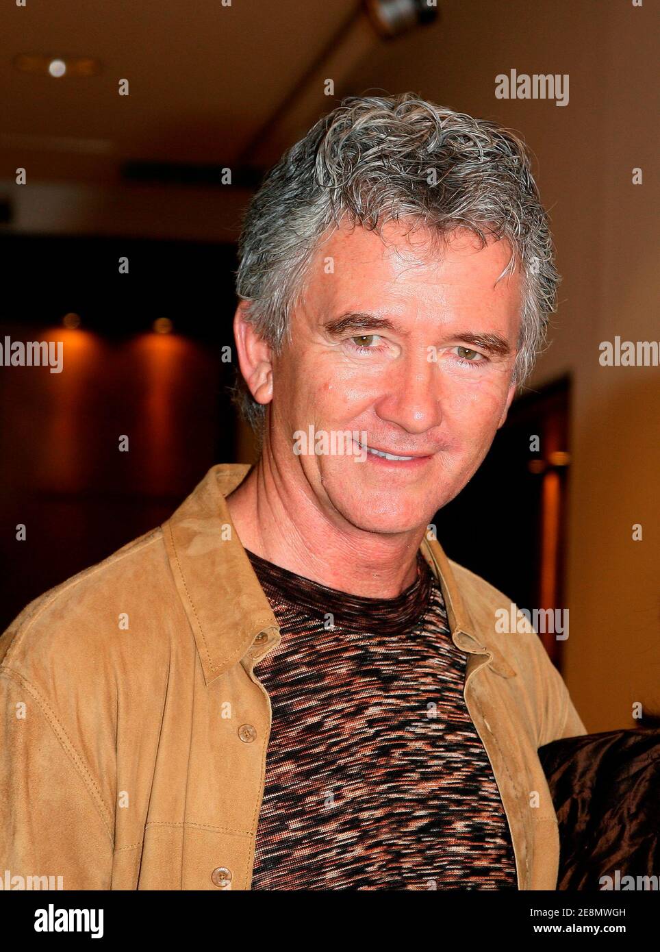 Patrick Duffy poses for pictures during an exhibition of their shooting ...